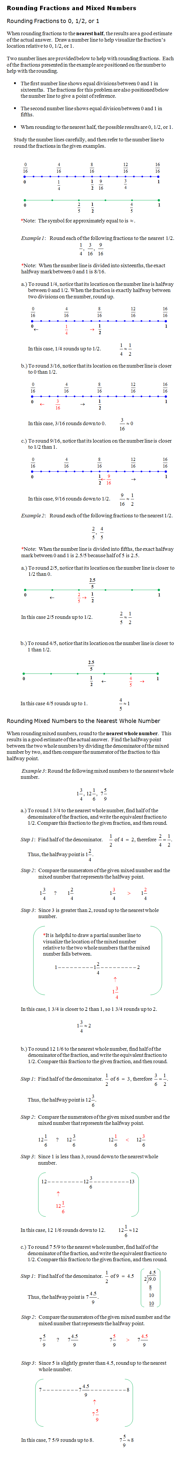 Fractiions Addition And Subtraction
