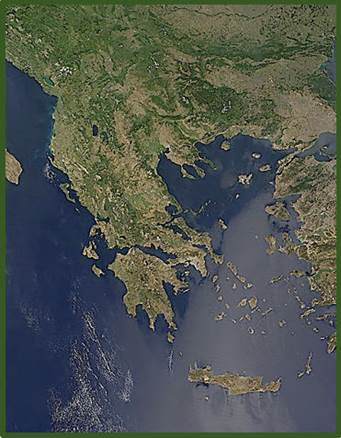 SatelliteMap of Greece
