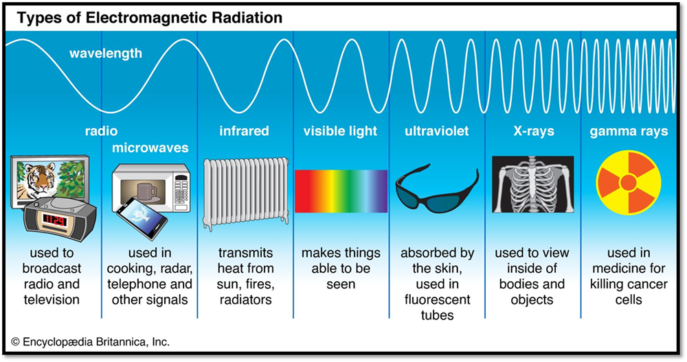 Electromagnetic (EM) radiation is transmitted as transverse waves that ...
